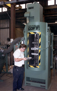 Shot Blasting Machines, Goff, Spinner-Hanger Shot Blasting MachineBlast ...