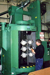 Shot Blasting Machines, Goff, Spinner-Hanger Shot Blasting MachineBlast ...