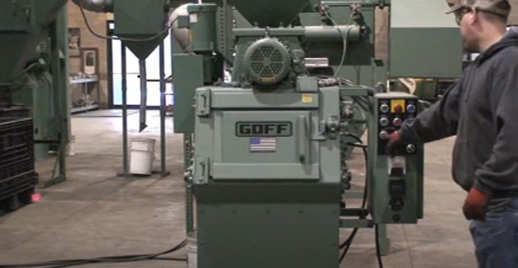 Shot Blasting Machine Videos - Barrel, Table, Spinner, More - Goff ...